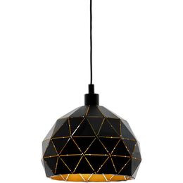 Eglo H&auml;ngeleuchte &raquo;ROCCAFORTE&laquo; E27 1 Stk. H&auml;ngeleuchte - H110 x &Oslash;40 cm - f&uuml;r Esszimmer, K&uuml;che, Wohnzimmer gold 1, &Oslash; 40cm, 1 Stk.