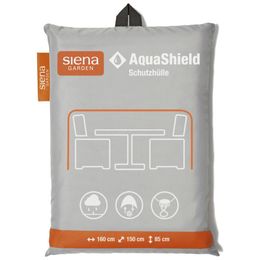 siena GARDEN Gartenm&ouml;bel-Schutzh&uuml;lle &raquo;AquaShield&laquo; Sitzgruppenh&uuml;lle 160x150x85 cm grau Polyester B/H/L: 150cm x 85cm x 160cm