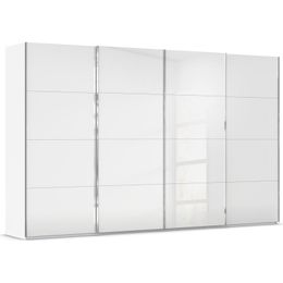 Rauch Schwebet&uuml;renschrank &raquo;Kleiderschrank Schrank Garderobe Schlafzimmerschrank SCALE-FYRA&laquo; edle viergeteilte T&uuml;ren mit Glas-Front viele Farben MADE 