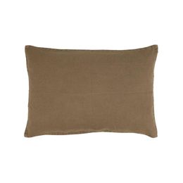 IB Laursen Kissenbezug Leinen 60x40 cm in chocolate | Gr.: onesize