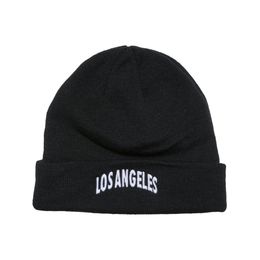 Mister Tee M&uuml;tze "Los Angeles Beanie" in Schwarz | Gr.: onesize