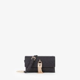 Valentino Handbags Valentino Bags Damen VALENTINO BAGS Umh&auml;ngetasche &raquo;EMY RE&laquo;, Damen Schultertasche, Minibag, Clutch, Zierschloss und Zierketten schwarz B/H/T: 20,5cm x 