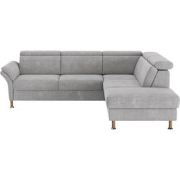 OTTO home Ecksofa &raquo;Calypso L-Form&laquo; mit Relaxfunktion motorisch im Sofa 2,5- Sitzer grau 100% Polyester B/H/T: 259cm x 85cm x 227cm, Flachgewebe, 