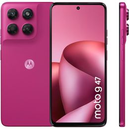 Motorola Smartphone &raquo;moto g47 128 GB&laquo; PANTONE Fuchsia Red Helles, besonders brillantes Display