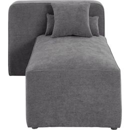 Home Affaire Ottomane &raquo;Sundstrup&laquo; Modulserie, individuelle Zusammenstellung grau 100% Polyester B/H/T: 100cm x 76,5cm x 153cm, Struktur weich, 