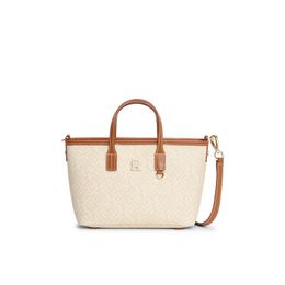 Tommy Hilfiger Damen Tragetasche &raquo;TH MONOPLAY MINI TOTE LE&laquo; Damen Handtasche, Umh&auml;ngetasche, Schultertasche mit TH-Allover-Druck B/H/T: 27cm x 17cm x 