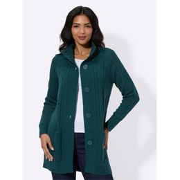 Sieh an! Strickjacke in petrol | Gr.: 38