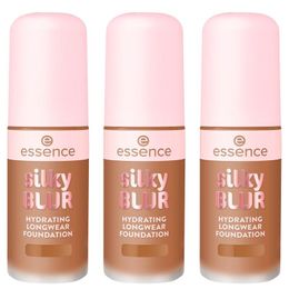 Essence Damen Foundation &raquo;SILKY BLUR HYDRATING LONGWEAR FOUNDATION&laquo; braun 90ml
