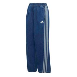 adidas Sportswear Sporthose 'St' Damen Gr&ouml;&szlig;e S blau / blue denim / wei&szlig;