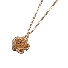 Firetti Damen Kette mit Anh&auml;nger &raquo;Schmuck Geschenk Rose&laquo; Made in Germany gold Messing, L: 50
