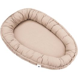 Julius Z&ouml;llner Kuschelnest &raquo;NIDO, Musselin sand&laquo; Made in Germany beige Obermaterial: 100% Baumwolle. F&uuml;llung: 100% Polyester Einheitsgr&ouml;&szlig;e