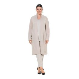 Ulla Popken Jacke in graubeige | Gr.: 50-52