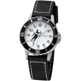 Regent Uhren Regent Herren Quarzuhr &raquo;F1374 - 3246.79.16&laquo; Armbanduhr, Kinderuhr, Lernuhr, Jungen, Schulanfang, Geschenkidee Einheitsgr&ouml;&szlig;e
