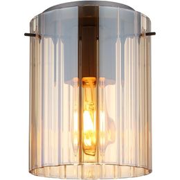 Globo LIGHTING Deckenleuchte &raquo;TULIVAR&laquo; E27 1 Stk. Deckenlampe/Rillen/Flur/Wohnzimmer &Oslash; 18cm H: 23cm, 1 Stk.
