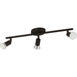 Eglo Deckenleuchte &raquo;Buzz-LED Deckenlampe, Wohnzimmerlampe aus Metall, K&uuml;chenlampe, GU10&laquo; GU10 1 Stk. Deckenlampe schwarz, Wohnzimmerlampe, K&uuml;chenlampe