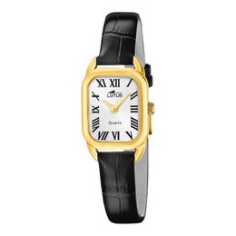 Lotus Damen Quarzuhr &raquo;2Gether&laquo; Armbanduhr, Damenuhr, Lederarmband, Ideal auch als Geschenk, analog gold Einheitsgr&ouml;&szlig;e