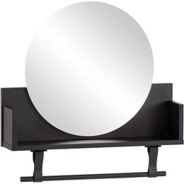 Welltime Wandregal &raquo;Ella, Wandregal mit Spiegelelement, Made in Germany, B: 59 cm&laquo; Solide Verarbeitung - Dieses Produkt ist in Deutschland gefertigt 