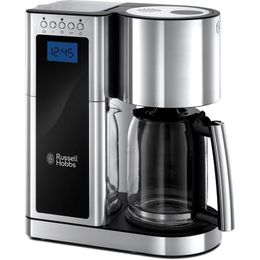 Russell Hobbs Filterkaffeemaschine &raquo;Elegance 23370-56&laquo; 1,25 l Kaffeekanne 1x4 1,25l Glaskanne, max 10 Tassen, Digital Timer, Warmhalteplatte, 1600W 