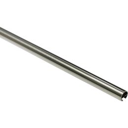 Gardinia Gardinenstange &raquo;Memphis mit Innenlauf I&laquo; Fixma&szlig; Serie Einzelprogramm Memphis &Oslash; 16 mm silber Metall B/L: 160cm, 1 Stk.