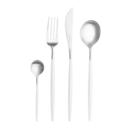Besteck-Set &raquo;Franzi, im Geschenkkarton, wahlweise als 24- oder 30-teiliges Set&laquo; modernes und au&szlig;ergew&ouml;hnliches Design silber Chromnickelstahl 18/10 24