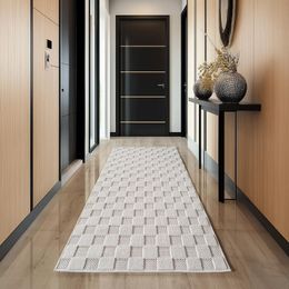 Ayyildiz Teppiche Teppich &raquo;HELIX 2203 , auch als L&auml;ufer und Rund erh&auml;ltlich&laquo; rechteckig 7 mm H&ouml;he 3D-Effekt durch Cut-Loop-Webtechnik, Woll-Optik, Boucl&eacute;, Wohnzimmer 