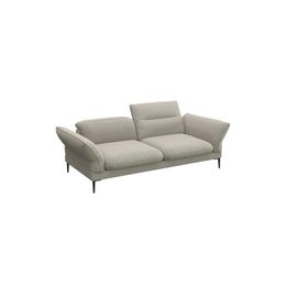 FLEXLUX 2,5-Sitzer &raquo;Salino, Funktionssofa, Relaxsofa&laquo; Sofa mit Arm- und Kopfteil-Verstellungen, Kaltschaum & Stahl-Wellen beige 100% Polyester B/H/T: 