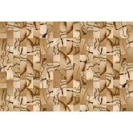 Livingwalls living walls Fototapete &raquo;Walls by Patel Cut Stone 1&laquo; glatt Vlies, Wand, Schr&auml;ge beige Vlies B/L: 4m x 2,7m