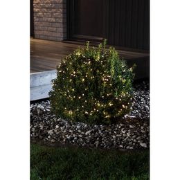 Konstsmide LED-Lichterkette 480 Stk.-flammig LED B&uuml;schelllichterkette Cluster, 480 warm wei&szlig;e Dioden schwarz Dioden 480 Stk. Flammen 480 Stk., 