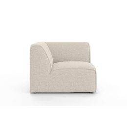 OTTO home Sofa-Eckelement &raquo;Merid, Sofaelement, Ma&szlig;e B/T/H: 97/97/46 cm&laquo; als Modul oder separat verwendbar, f&uuml;r individuelle Zusammenstellung beige 100