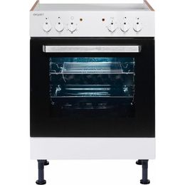 KOCHSTATION Herdumbauschrank &raquo;KS-Cara&laquo; wei&szlig; wei&szlig;, B/H/T: 60cm x 87cm x 58,4cm