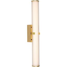 Searchlight Wandleuchte &raquo;Clamp Wall Light&laquo; LED-Modul 1 Stk. Warmwei&szlig; gold 1, H: 63cm, 1 Stk.