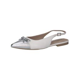 Caprice Ballerina in WHITE/SILVER | Gr.: 37