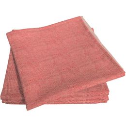 Adam Stoffserviette &raquo;Uni Light Collection&laquo; rot Obermaterial: 73% Leinen, 27% Baumwolle Bio-Baumwolle
