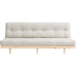 Karup Design Schlafsofa &raquo;Lean&laquo; mit Bettfunktion und Futonmatratze beige 80% Baumwolle + 20% polyester B/H/T: 190cm x 73cm x 99cm, Baumwollmix