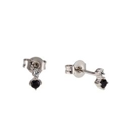 Firetti Damen Paar Ohrstecker &raquo;Schmuck Geschenk Gold 585 Ohrschmuck Farbstein Edelstein Saphir&laquo; mit Saphir - mit Brillant blau 0,04, 0,04 P2 = 