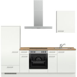 Nobilia K&uuml;chenzeile &raquo;"Laser I", NEU: individuell anpassbar mit gratis Profi-Beratung&laquo; vormontiert, 240 cm breit, optional mit verschiedenen E‐Ger&auml;te-