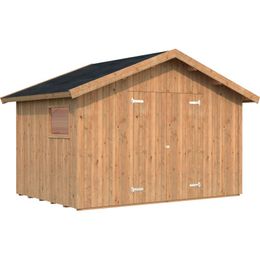 Palmako Ger&auml;tehaus &raquo;Nils&laquo; hellbraun braun Massivholz Einheitsgr&ouml;&szlig;e