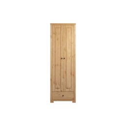 OTTO home Garderobenschrank &raquo;Gotland, Dreht&uuml;renschrank, Garderobe&laquo; aus massiver Kiefer, FSC -zertifiziert, H&ouml;he 193 cm beige Massivholz natur, B/H/T: 
