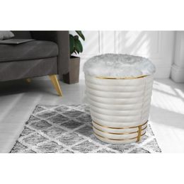 Kayoom Sitzhocker &raquo;Hocker Doric, trendiger Look, &auml;sthetische Farbgebung, sch&ouml;ne Steppung&laquo; 1 Stk. tlg. komfortabel, hochqualitativ, pflegeleicht, hochwertige 