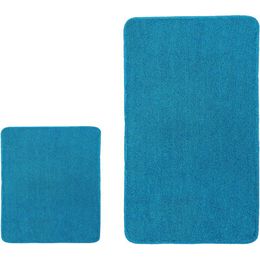 Kleine Wolke Badematte &raquo;RELAX, Badvorleger, Badezimmer Teppich&laquo; H&ouml;he 30 mm rutschhemmend beschichtet fu&szlig;bodenheizungsgeeignet Badteppich, meliert, rechteckig, rund