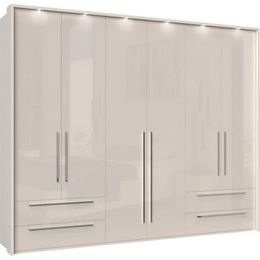 OTTO home Dreht&uuml;renschrank &raquo;Piano, inklusive Rahmen und Beleuchtung, soft-close-Funktion&laquo; 277 oder 322cm breit, 226cm hoch, mit 4 Schubladen, UV 