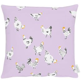 Apelt Dekokissen &raquo;3102&laquo; lila Bezug: 75% Baumwolle, 25% Polyester B/L: 40cm x 40cm, 1 Stk.