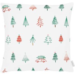 Apelt Dekokissen &raquo;5825&laquo; gr&uuml;n Baumwolle, Polyester B/L: 49cm x 49cm, 1 Stk.