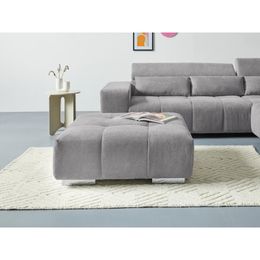 COTTA Hocker &raquo;Orion&laquo; grau 90% Polyester, 10% Polyamid B/H/T: 103cm x 42cm x 103cm, Chenille-Struktur
