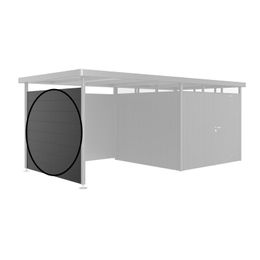 BioHort Ger&auml;tehaus-Seitenwand &raquo;f&uuml;r Ger&auml;tehaus HighLine Seitendach H4, verschiedene Farben&laquo; dunkelgrau-metallic grau Stahlblech B/H/T: 237cm x 181cm x 2,5cm