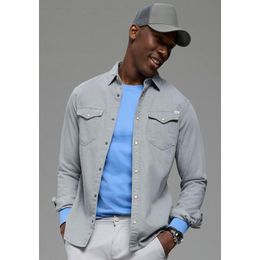 MAN'S WORLD Man's World Herren Baseball Cap mit trendigem Netzeinsatz und verstellbarem Riegel hinten - NEW grau Einheitsgr&ouml;&szlig;e