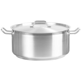 GSW Bratentopf &raquo;Le Chef&laquo; 1 tlg. Edelstahl 18/10 silber 24 l + &Oslash; 40cm + H&ouml;he 24cm