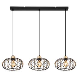 Globo LIGHTING H&auml;ngeleuchte &raquo;GREYS&laquo; E27 1 Stk. H&auml;ngelampe Esszimmer-Leuchte Esstischleuchte Wohnzimmer H: 150cm, 1 Stk.