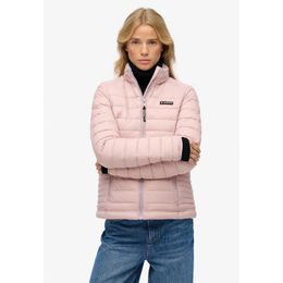 Superdry Damen Steppjacke &raquo;FUJI LITE PADDED JACKET&laquo; Regular Fit, mit Stehkragen, aus Nylon und Kunstfaser pink M