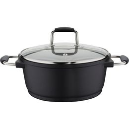 GSW Kochtopf &raquo;Scala&laquo; 1 Stk. tlg. Aluminiumguss schwarz 4,2 l + &Oslash; 24cm + H&ouml;he 11cm